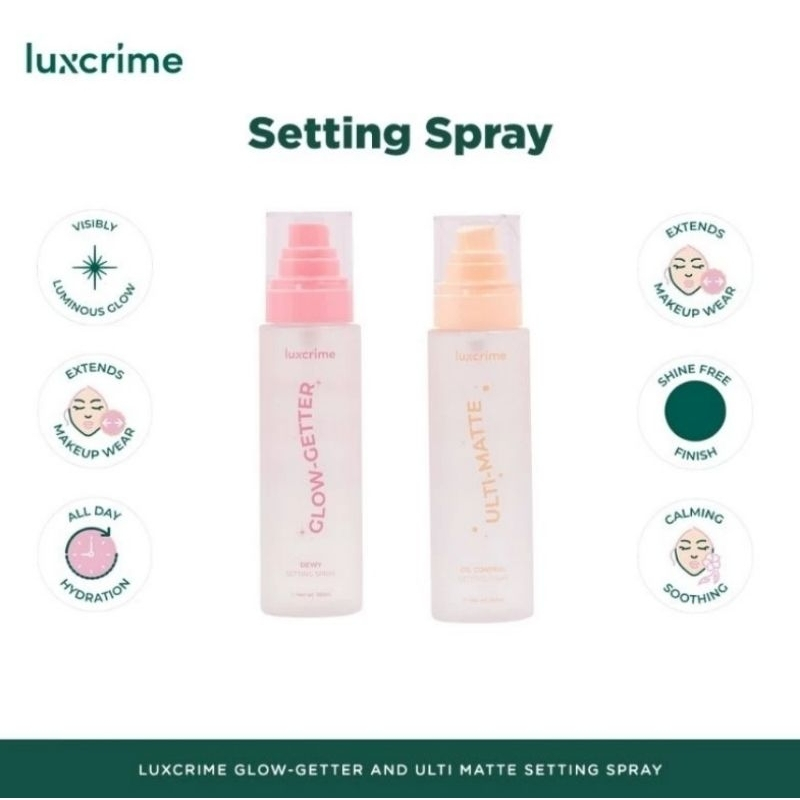 Jual Luxcrime Ulti-Matte Oil Control Glow Getter UltiMatte Ulti Matte ...