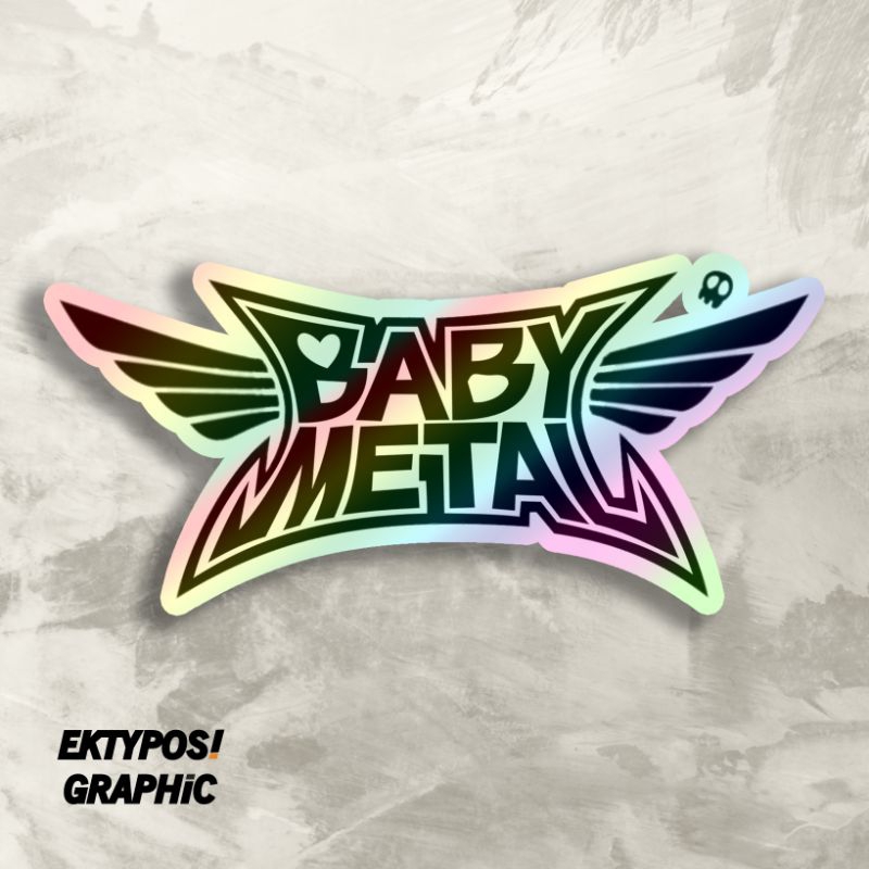Jual Sticker hologram Baby Metal | Shopee Indonesia