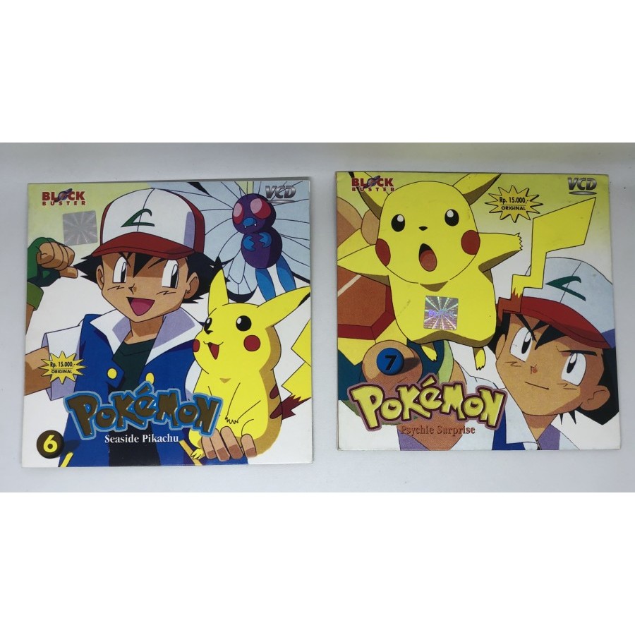 Jual VCD Film Pokemon Pikachu Series Original Movie Remaja Anak Teks ...