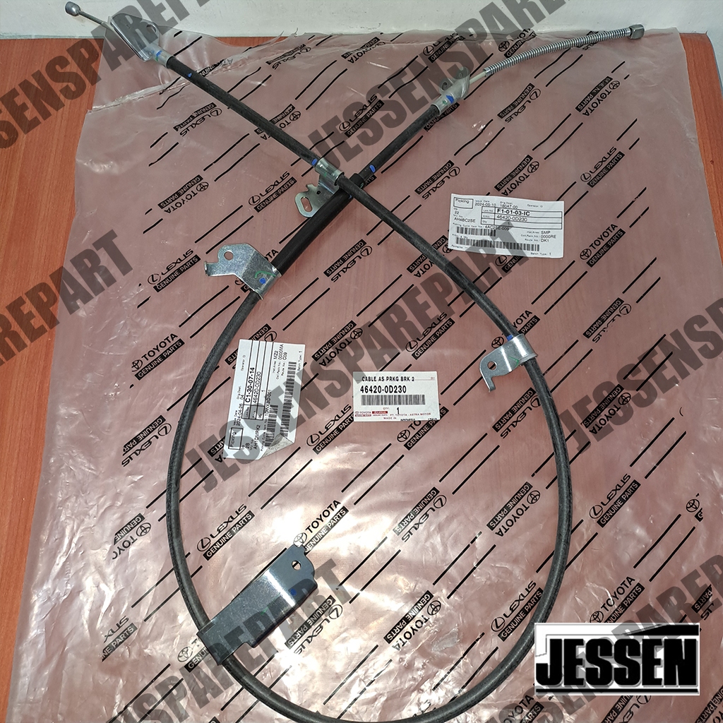 Jual kabel rem tangan hand brake Kanan ETIOS VOLCO ORIGINAL 46420-0D230 ...