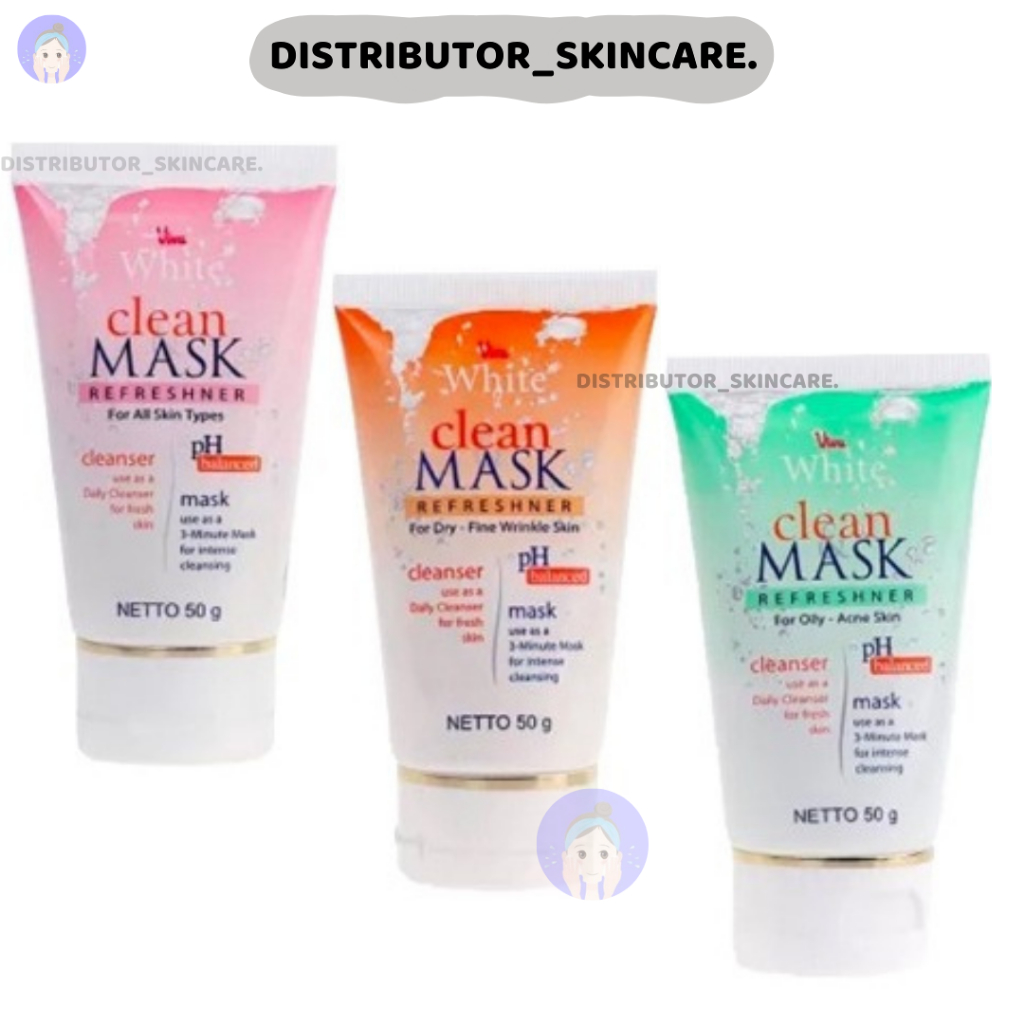Jual Viva White Clean &Mask 50g- Clay Mask | Shopee Indonesia