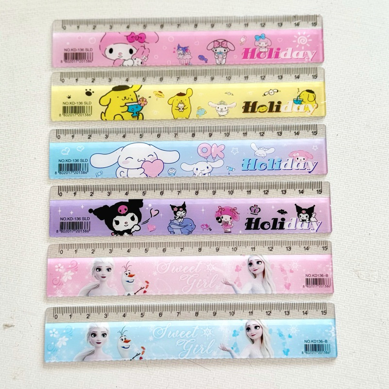 Jual Penggaris Lucu 15cm / Penggaris 15cm Motif / Penggaris Anak ...