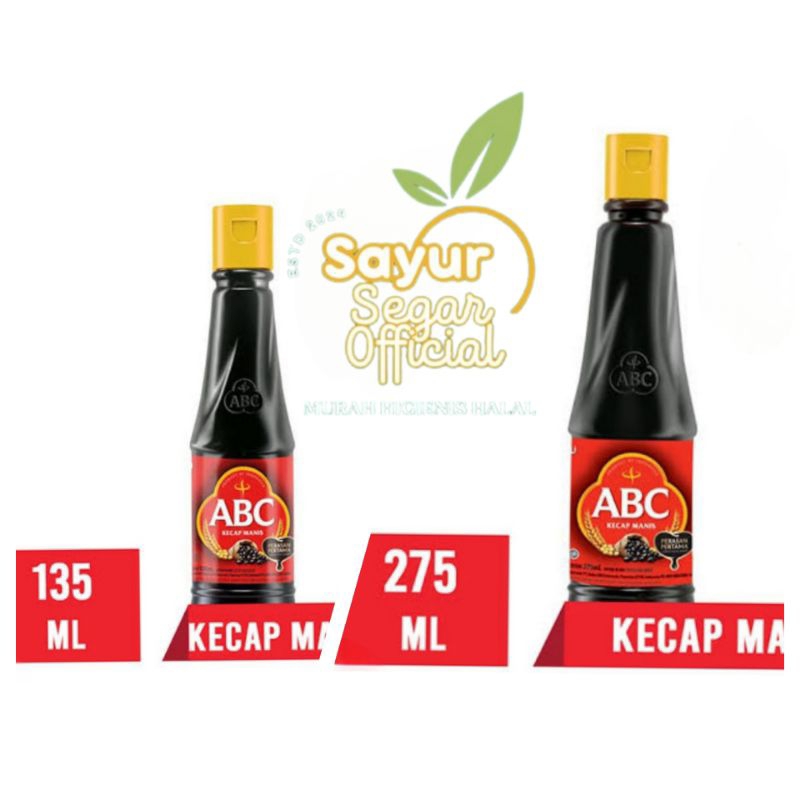 Jual ABC Kecap Manis Botol 135m/275ml | Shopee Indonesia