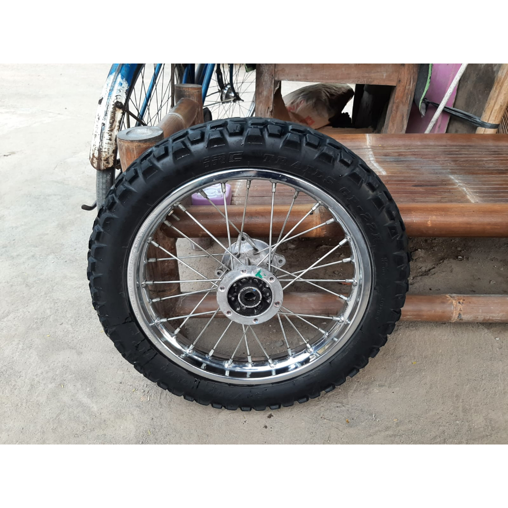 Jual Roda Belakang KLX G KLX S RIng 16 Original Copotan Motor | Shopee ...