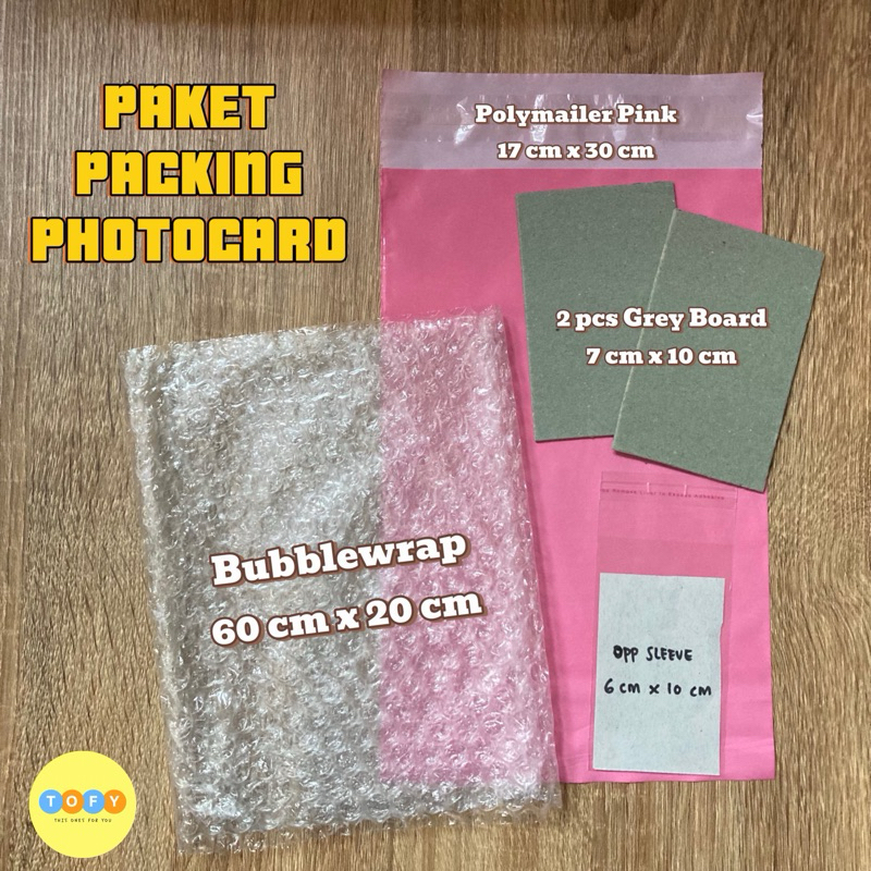 Jual [READY] Paket Bahan Alat Safe Packing Murah Photocard PC Trading ...