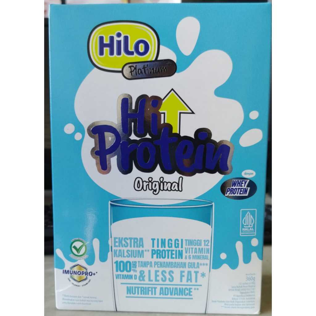 Jual Hilo Platinum Hi Protein Original 360g | Shopee Indonesia