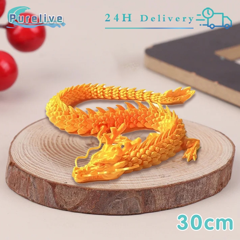 Jual Articulated Dragon Toy Flexible Mainan Action Figure Naga Dragon ...