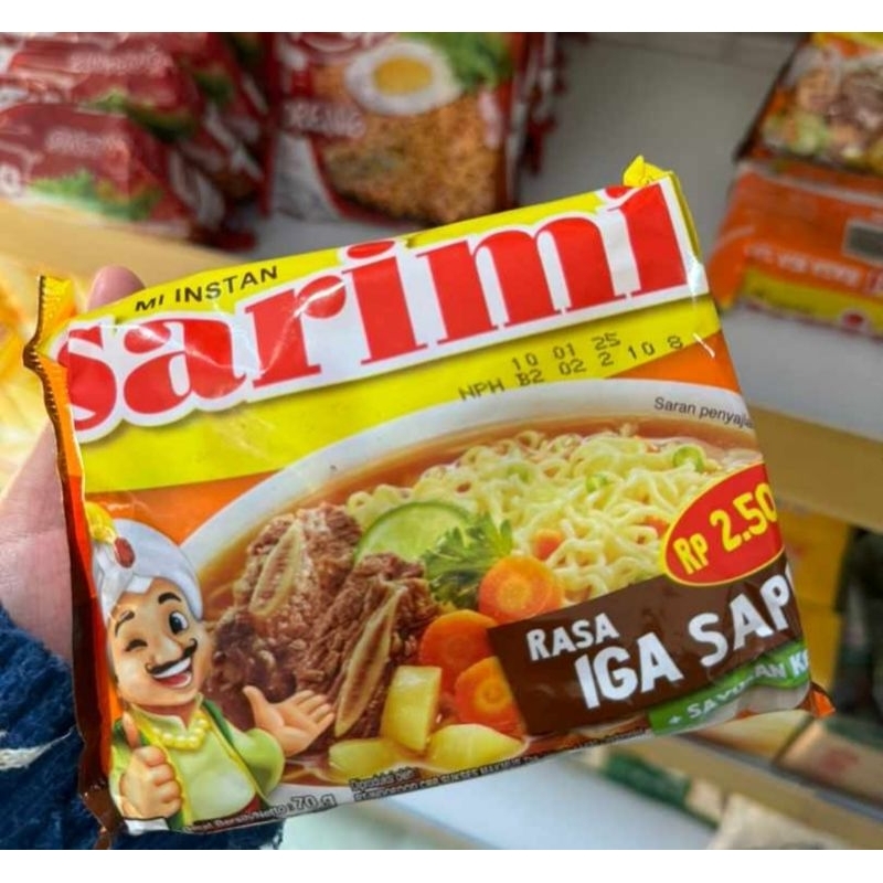Jual Sarimi Mie Instan Goreng Mie Kuah Kaldu Mie Iga Sapi Satuan ...
