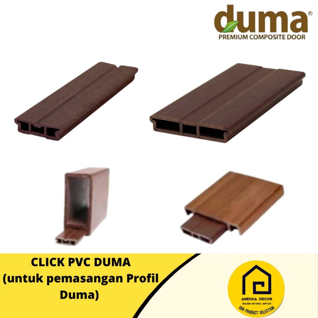 Jual DUMA Click PVC | 30 - 40 mm Hollow Untuk Pemasangan Profil ...