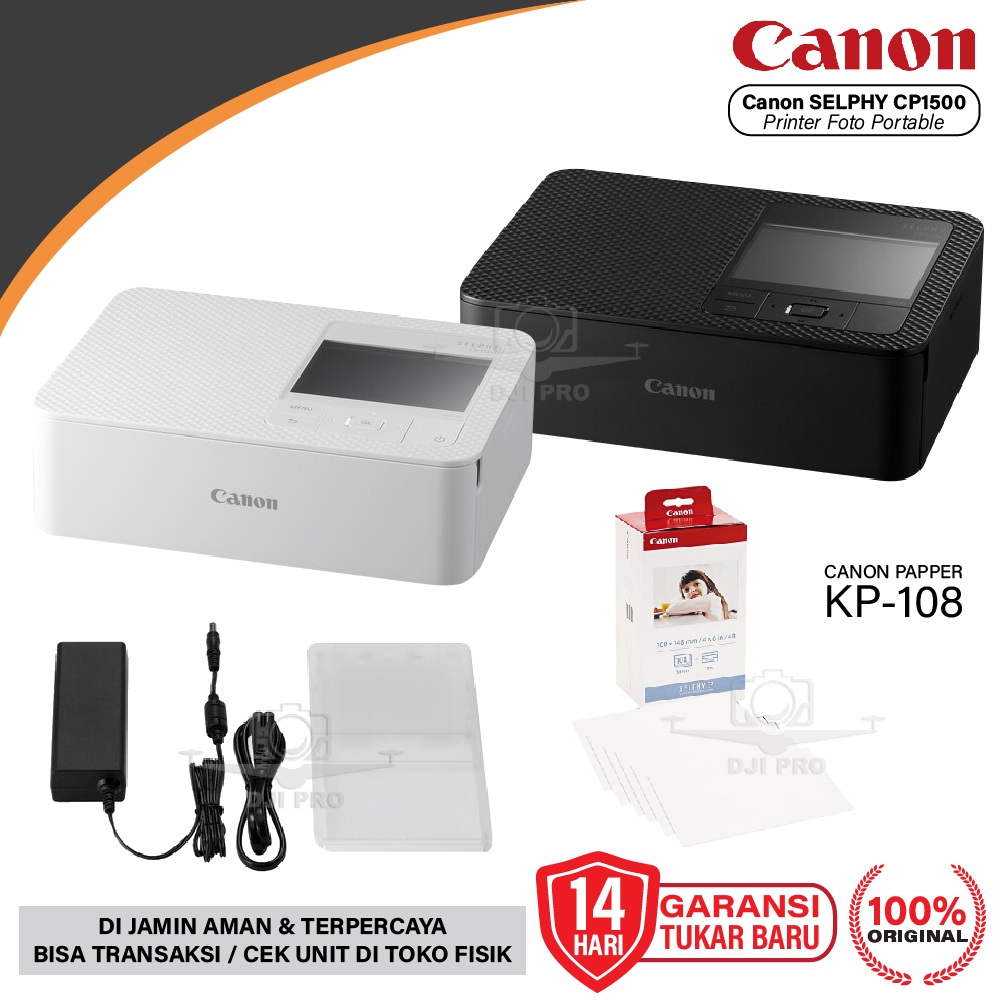Jual Canon SELPHY CP1500 Compact Wireless Photo Printer - CP 1500 ...