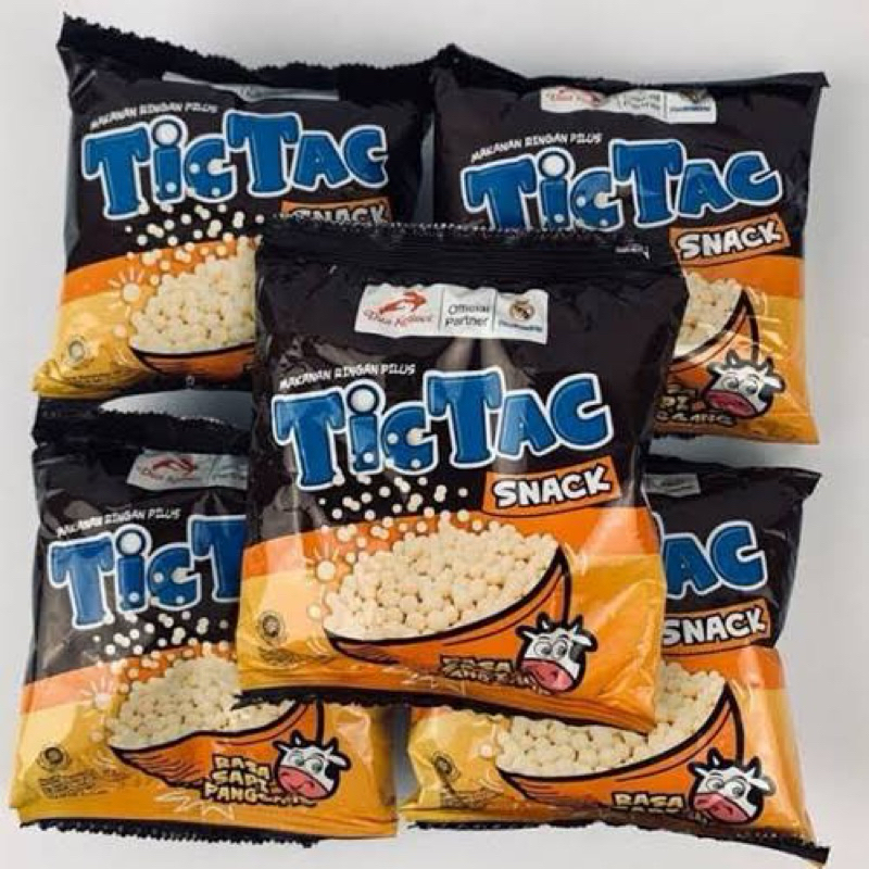 Jual TICTAC KACANG PILUS RASA SAPI PANGGANG 14 GRAM 1 RENCENG | TIC TAC ...