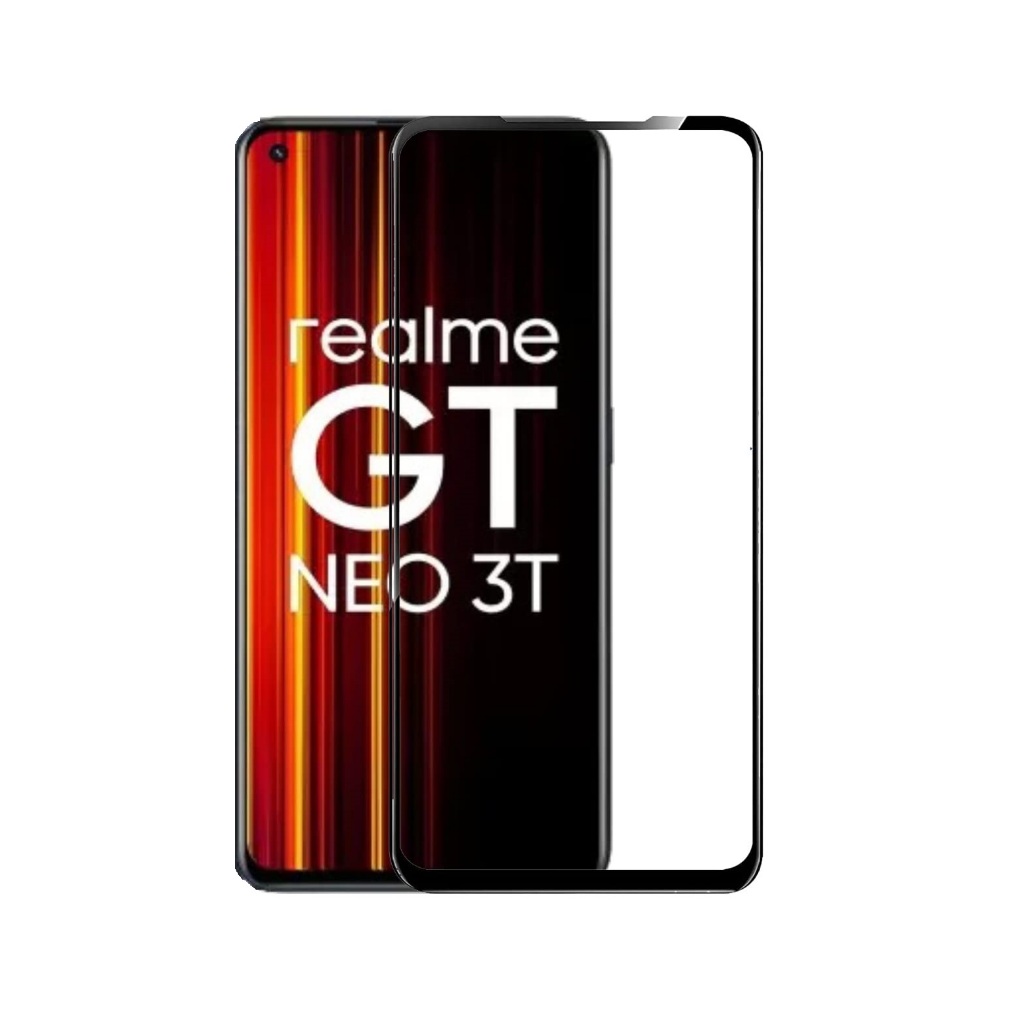 Jual REALME GT NEO 3T TEMPERED GLASS 6D, 9D, 21D Full Layar LIST – HITAM | Shopee Indonesia
