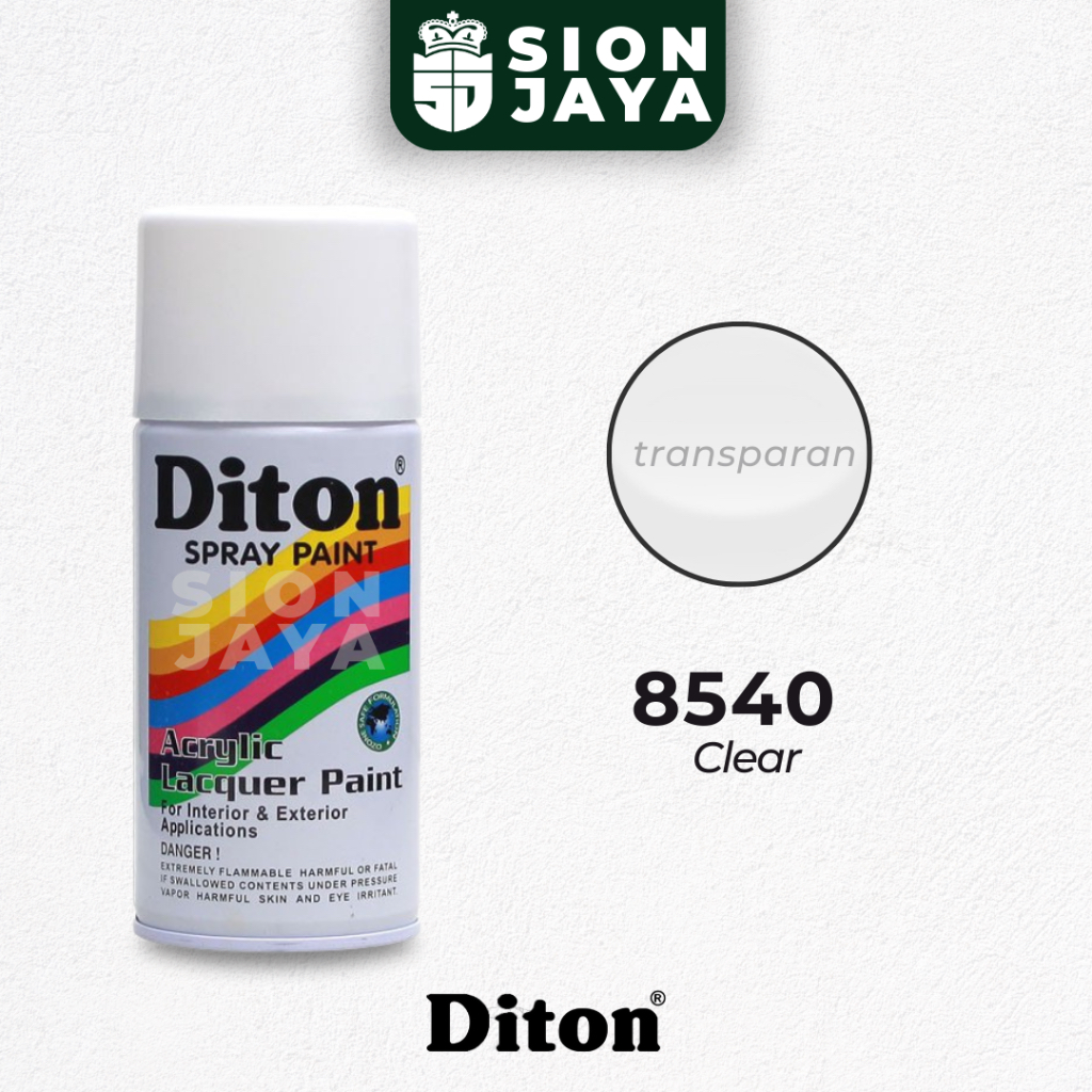 Jual Pilox / Pylox / Cat Semprot Diton 300ml 8540 Clear | Shopee Indonesia