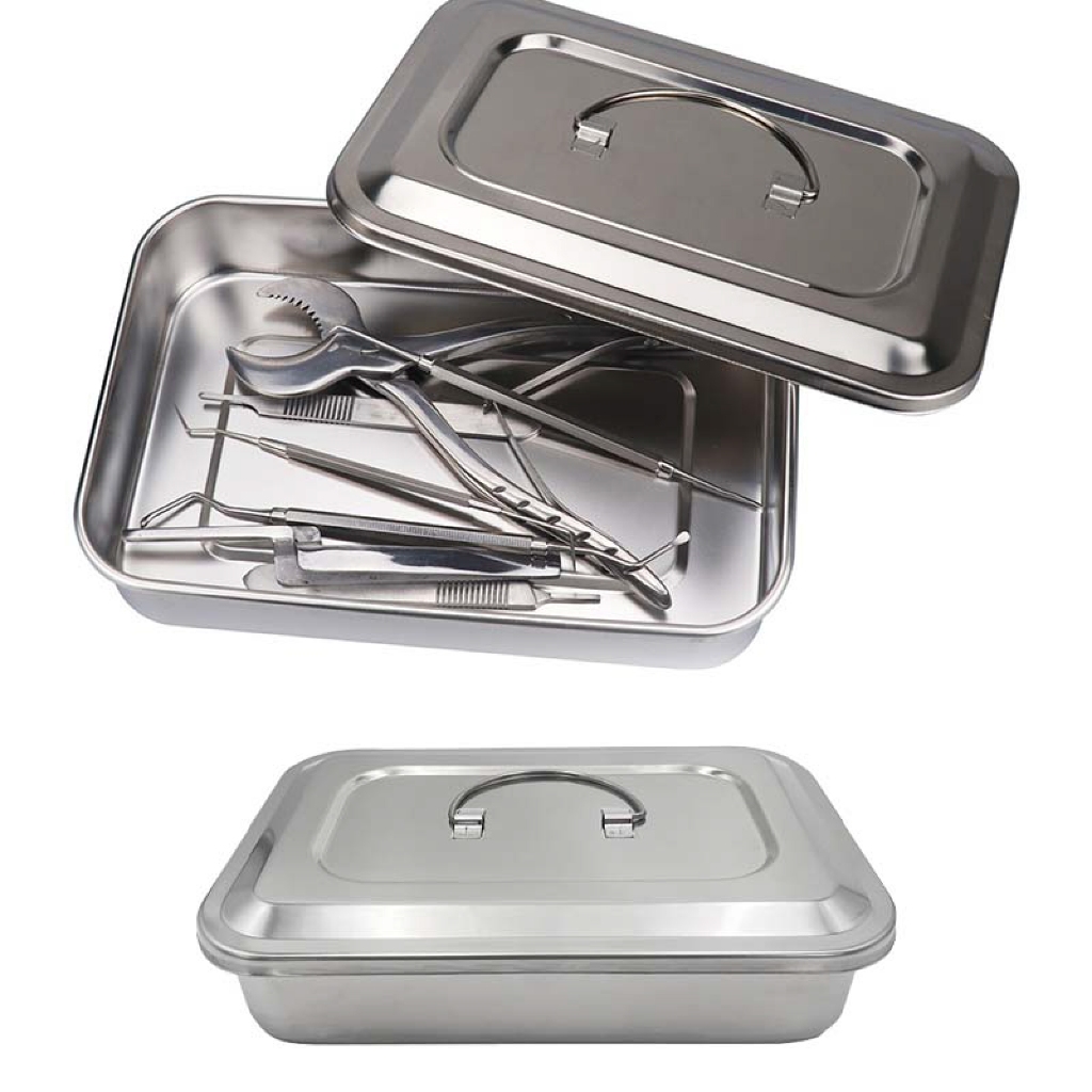 Jual Bak Instrumen Besar Stainless Steel Dental Tray Bak Instrumen ...