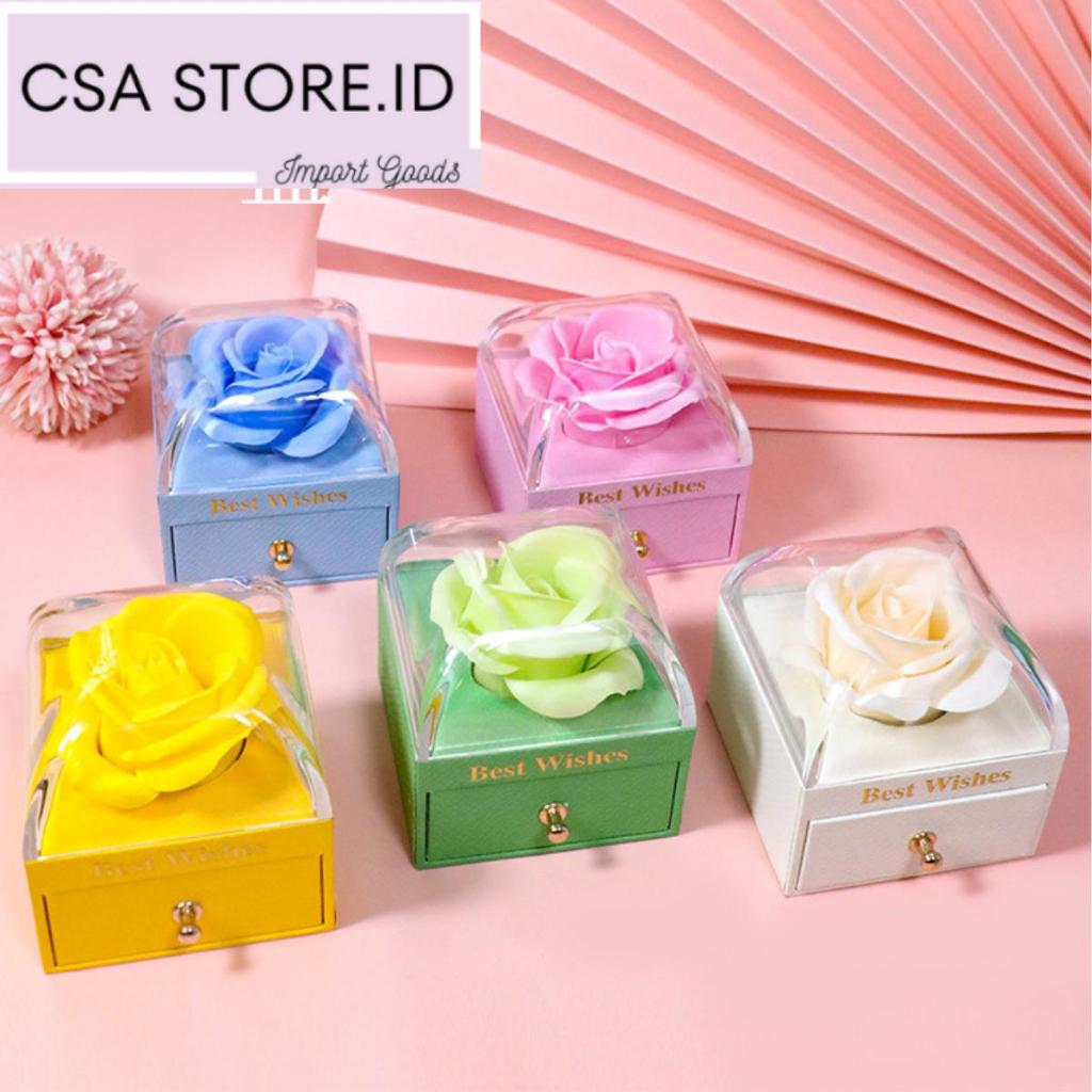 Jual Kotak Perhiasan Bunga Mawar Asli Abadi Eternal Rose Hidden Jewelry ...