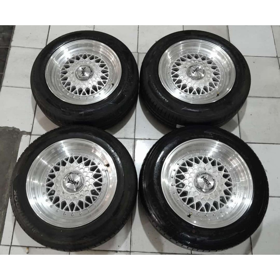 Jual Velg BBS RS Ring 15 Lebar 7/8 H8x100-114,3 Plus Ban R15 | Shopee Indonesia