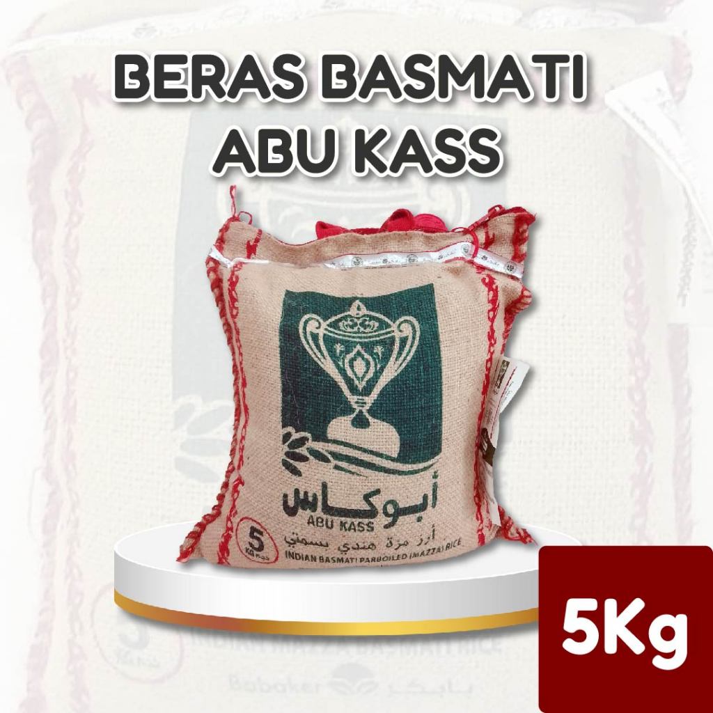 Jual Beras Basmati Abu Kass 5 kg | Nasi Arab Asli | Nasi Kebuli Nasi Briyani | Nasi Mandhi ...