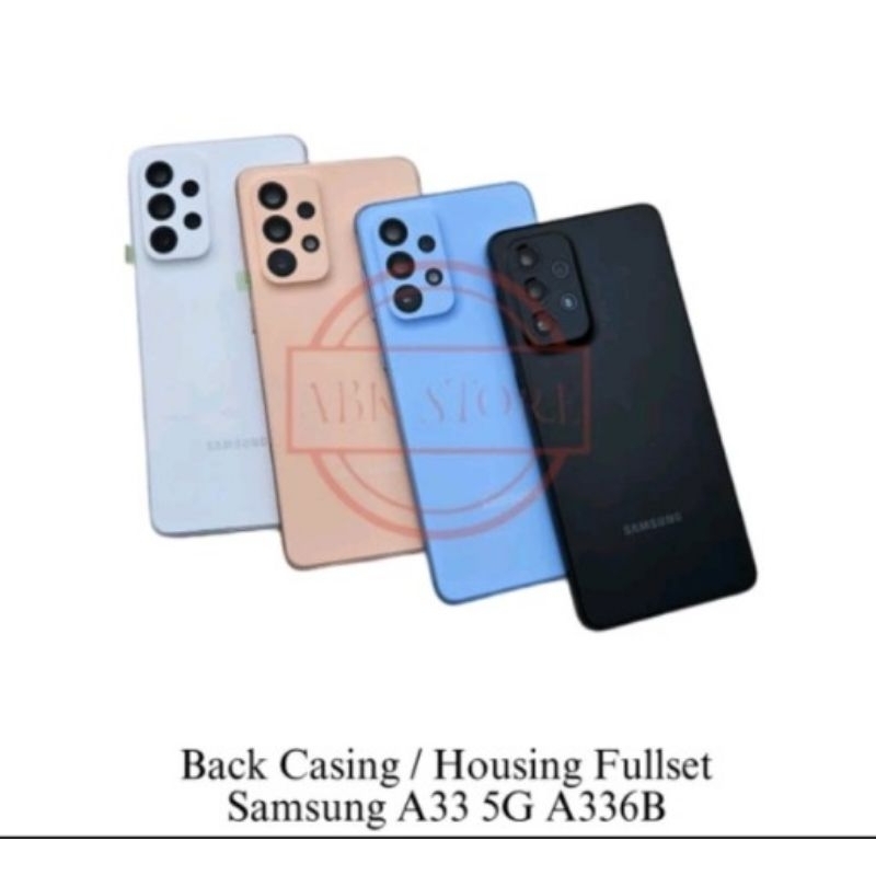 Jual kesing housing casing full set Samsung galaxy a33 5g frame ...