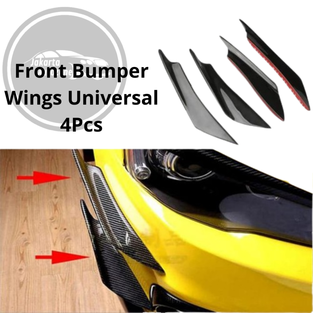 Jual Car Side Wings Spoiler Pelindung Body Bumper Mobil Splitter Fins ...