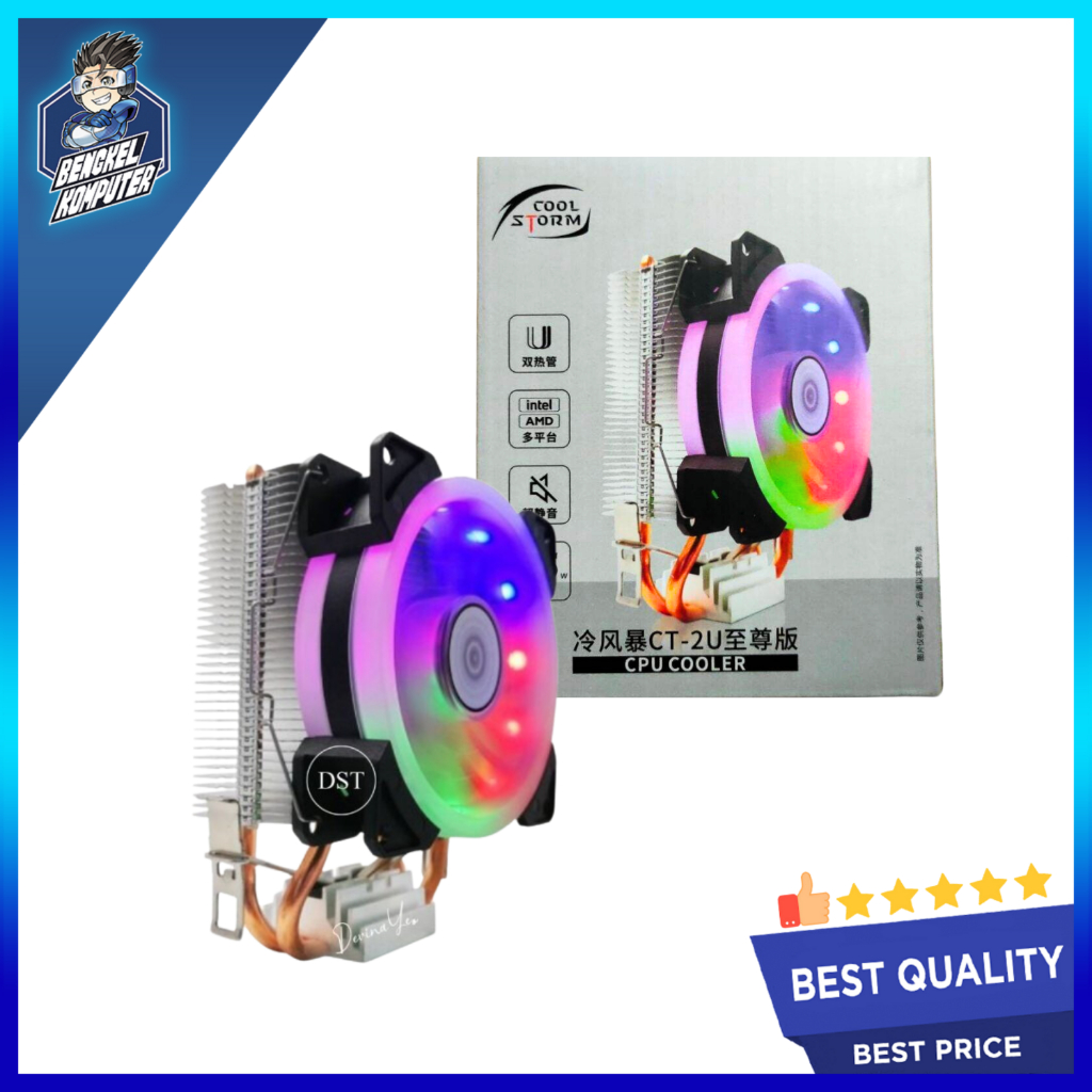 Jual CPU COOLER HSF COOL STORM CT-2U RGB | Shopee Indonesia