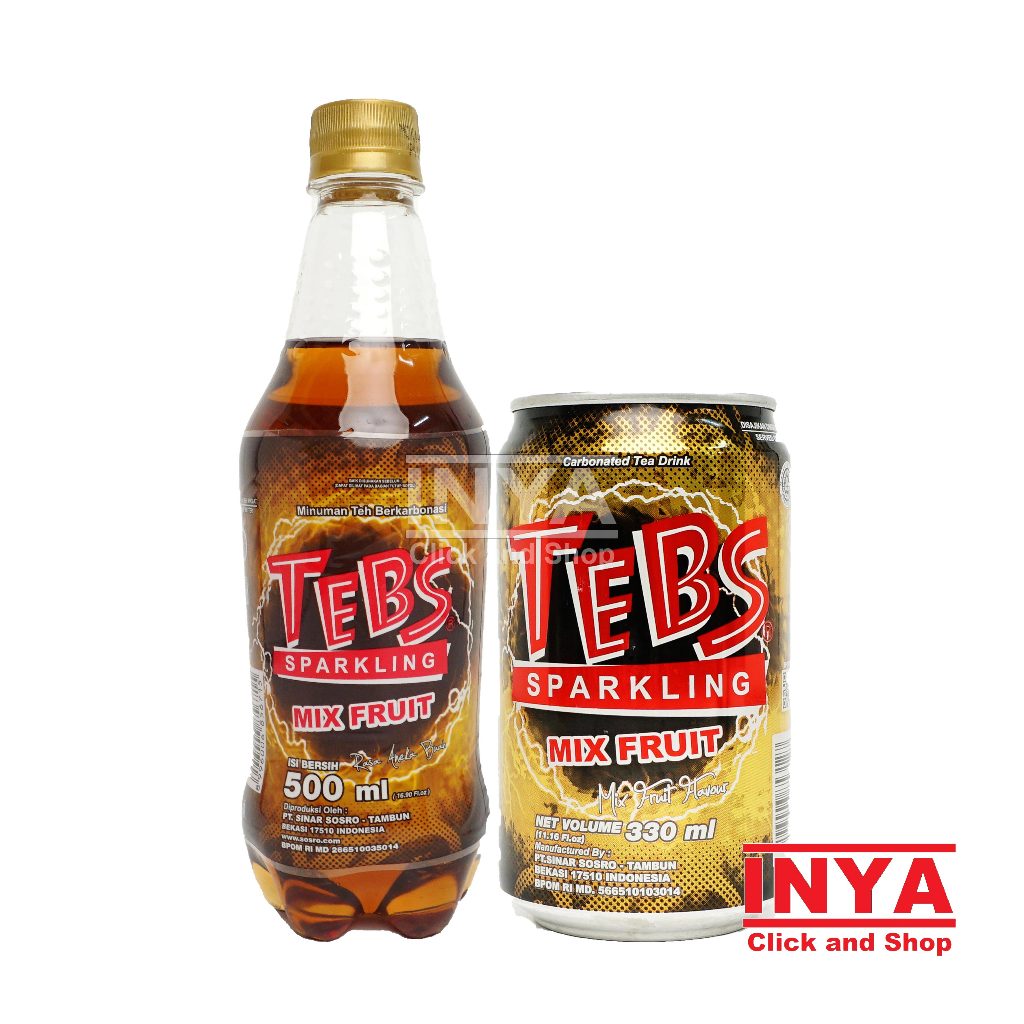 Jual TEBS Sparkling Mix Fruit - Minuman Teh - Soft drink | Shopee Indonesia