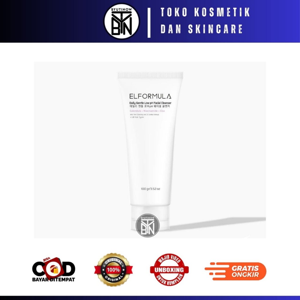 Jual ELFORMULA Daily Gentle Low pH Facial Cleanser - 100gr | Shopee ...