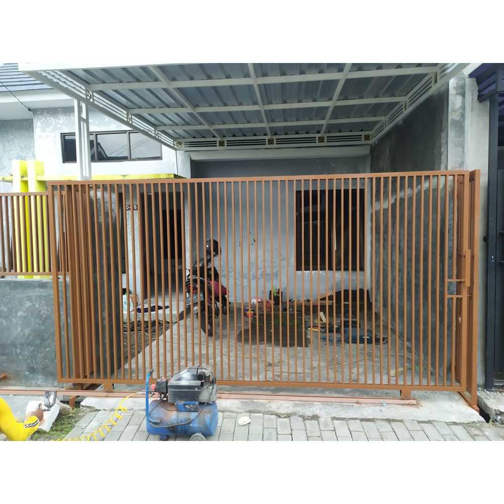 Jual pagar besi galvanis minimalis | Shopee Indonesia