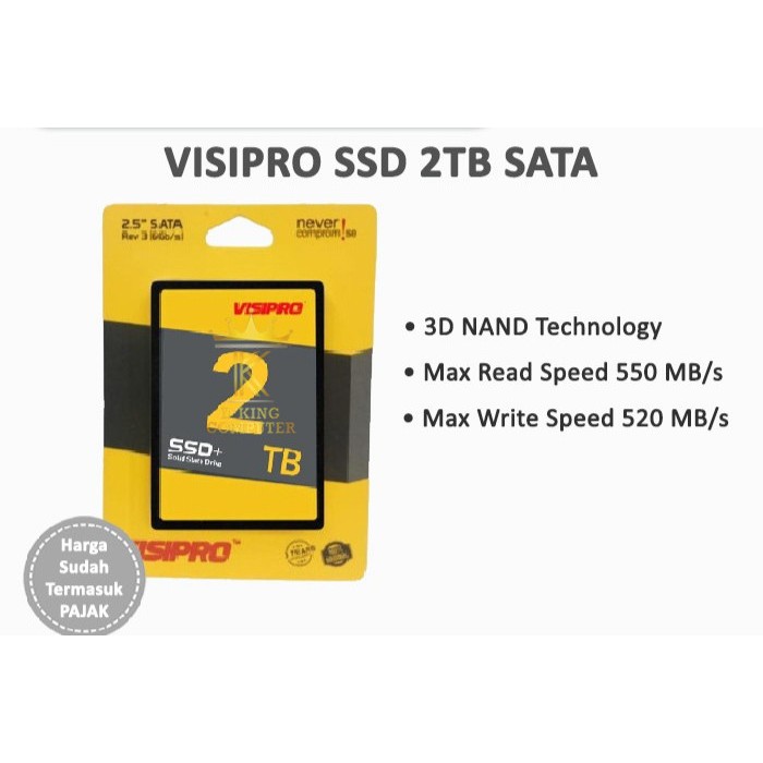Jual SSD Visipro 2TB 2.5" SATA | Shopee Indonesia