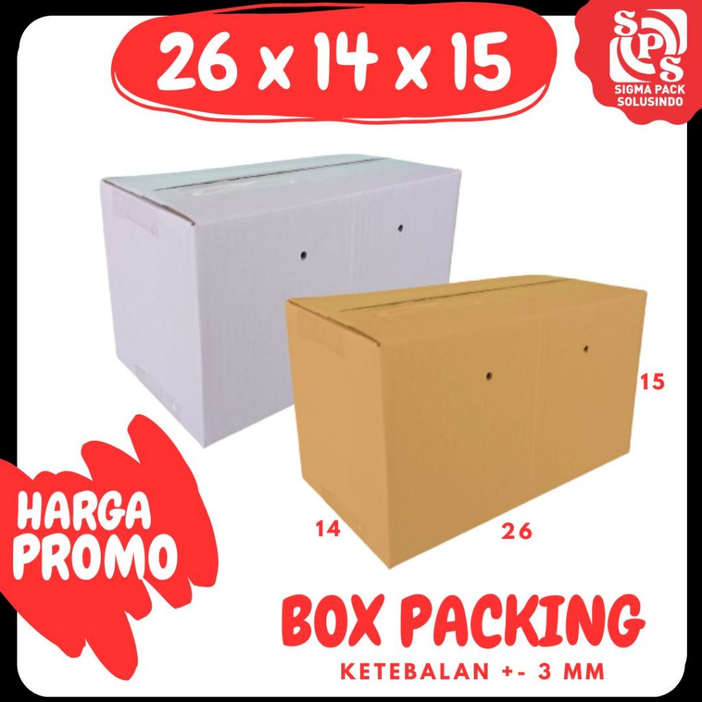 Jual Box AMDK 26x14x15 120ml Isi 24 Kardus Packing Karton Dus Kotak ...