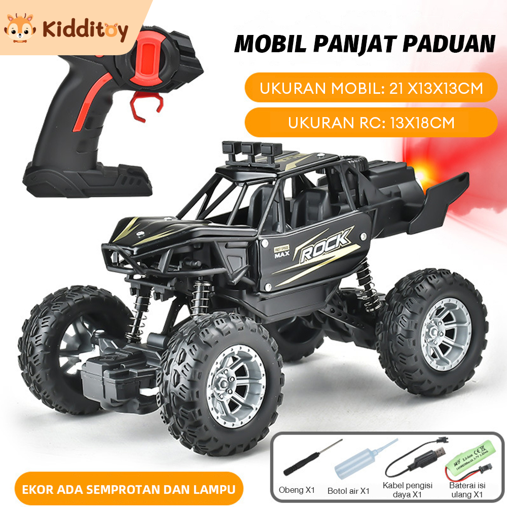 Jual kidditoy Mobil Remote Control Rc Off Road Mobil Rc Spray Alloy ...