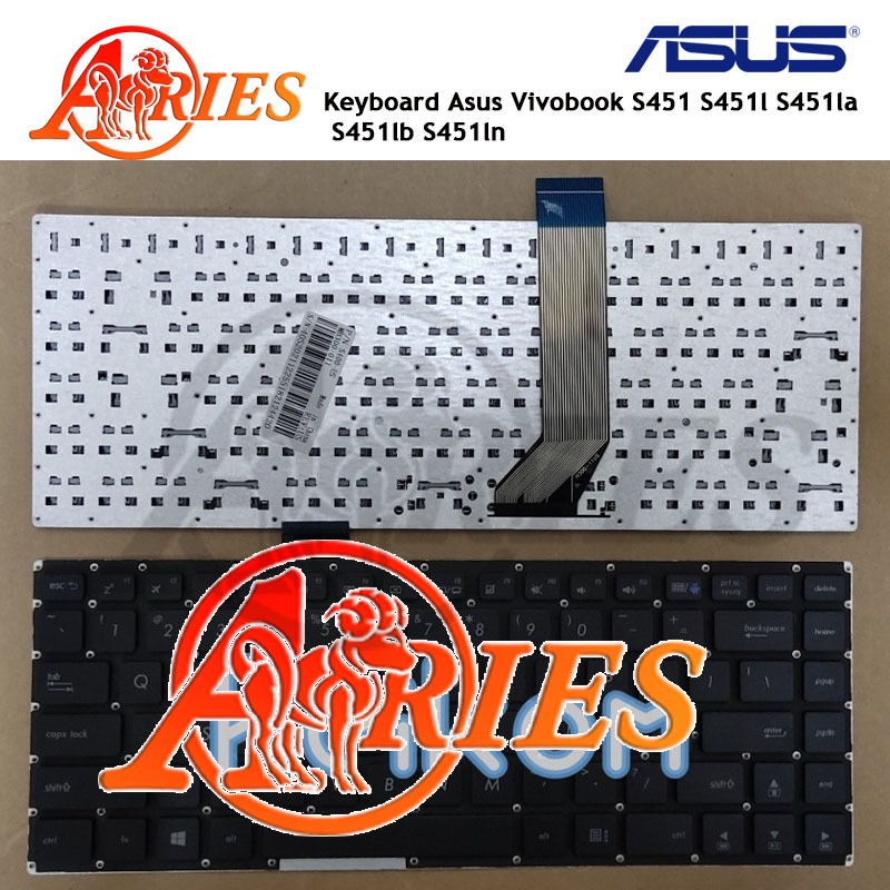 Jual Keyboard Laptop Asus Vivobook A451 A451l A451lb A451ln S451 S451l ...