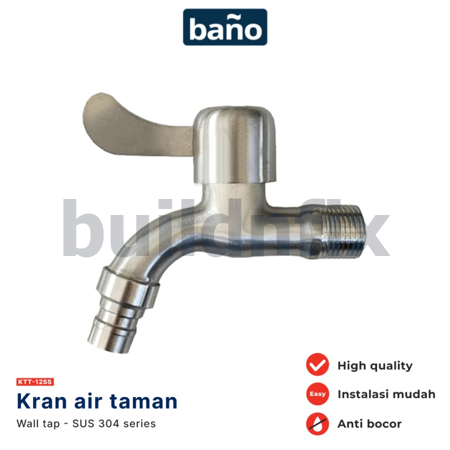 Jual KRAN TAMAN STAINLESS / KRAN AIR ENGKOL SUS 304 BANO | Shopee Indonesia