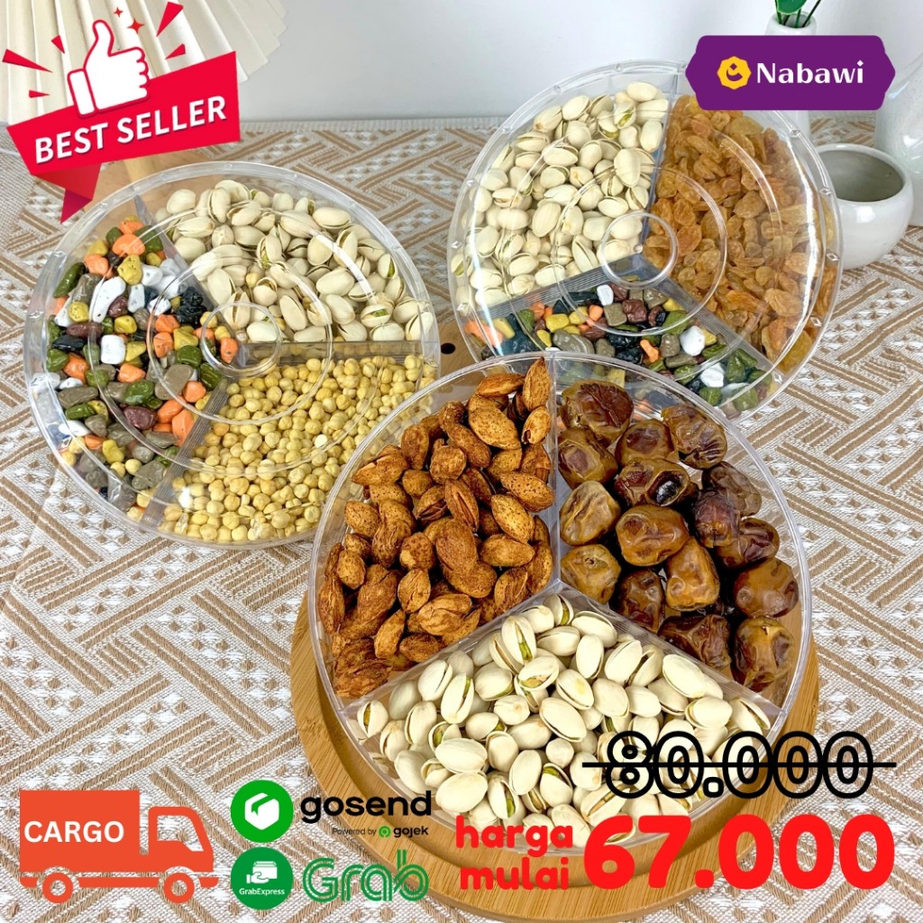 Jual Paket Hampers Makanan 3 Sekat Oleh Oleh Haji dan Umroh Premium ...