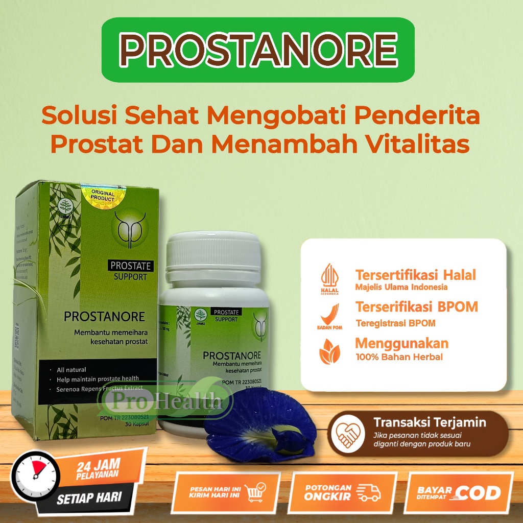 Jual Prostanore Obat Prostat Herbal Berkualitas Asli Original Resmi ...