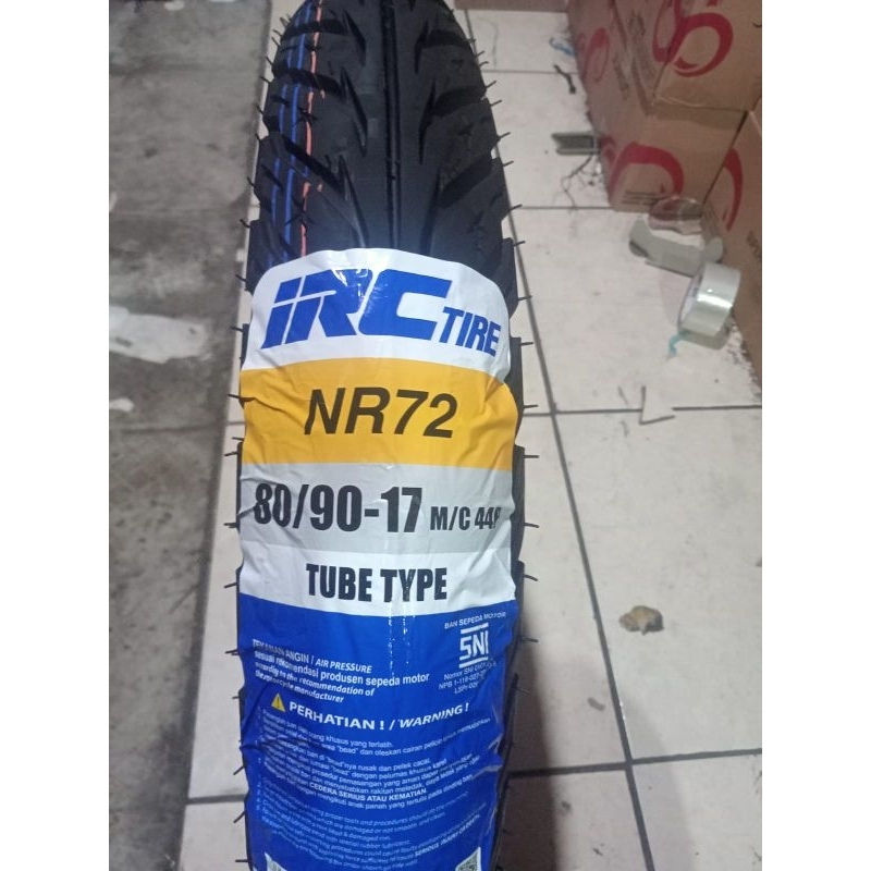 Jual BAN LUAR IRC RING-17 BELAKANG 80/90-17 TUBETYPE | Shopee Indonesia