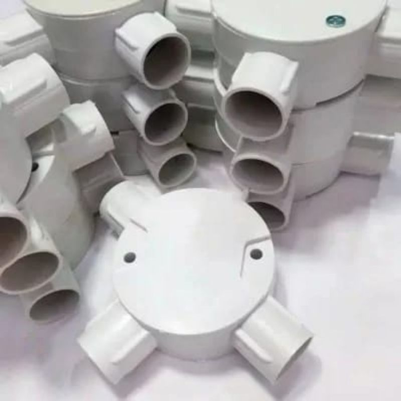 Jual T Doos / t dus 20mm Cabang 4 Cabang 3 HJR / SOK /T-Dus T-Dos 20mm ...