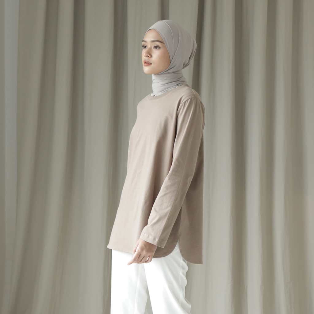 Jual Adani by Aska Label - Kaos polos wanita Muslim lengan panjang ...