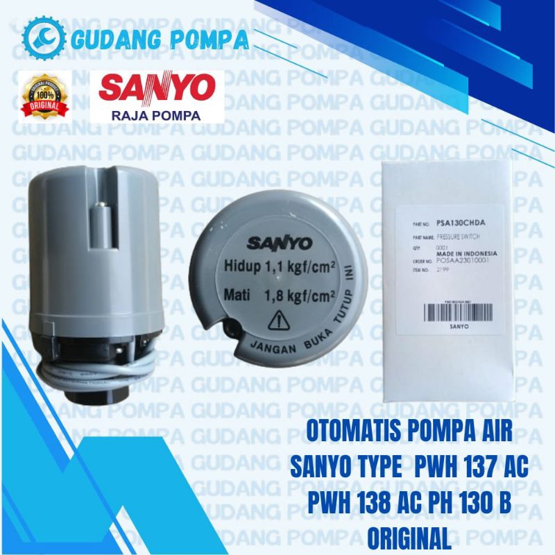 Jual Otomatis Pompa Air SANYO PH 130/ PH 137 / PH 125 Pressure Switch ...