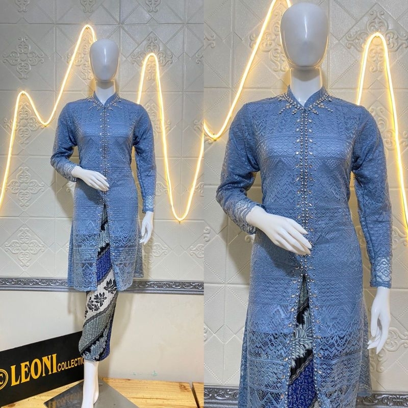 Jual SET KEBAYA PAYET BROKAT RESLETING DEPAN | Shopee Indonesia