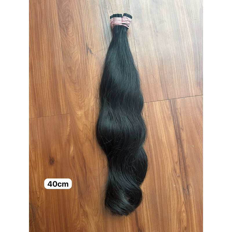 Jual hair extension rambut sambung natural KUALITAS BIASA uk 40,45cm ...