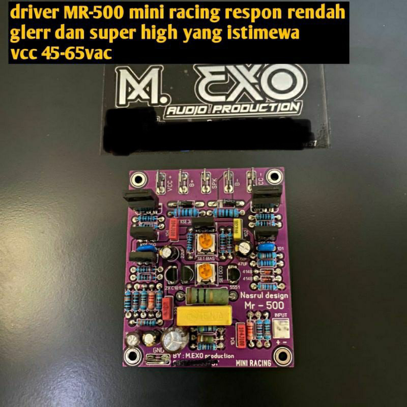 Jual Kit Driver Mr500 Mini Racing Balap by M. exo audio Cocok Untuk ...