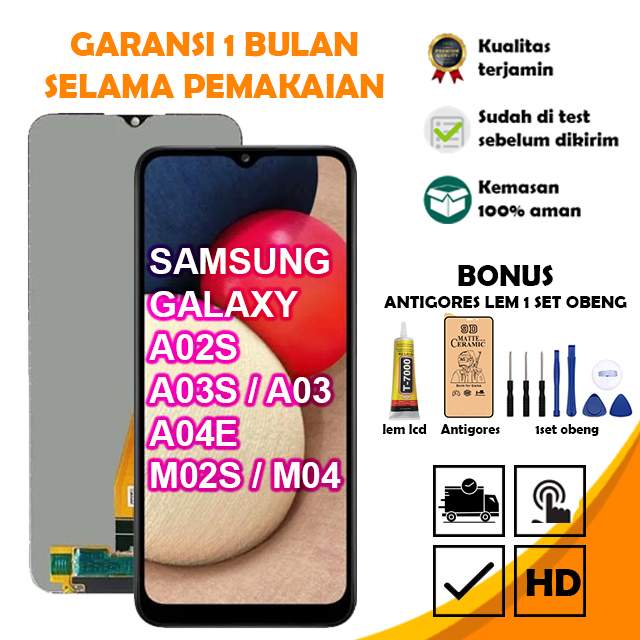 Jual {ORIGINAL} LCD SAMSUNG A03S/A02S/A03/A04E/M02S/M04/A037/A025/A035/A042/M025/M045 FULLSET ...