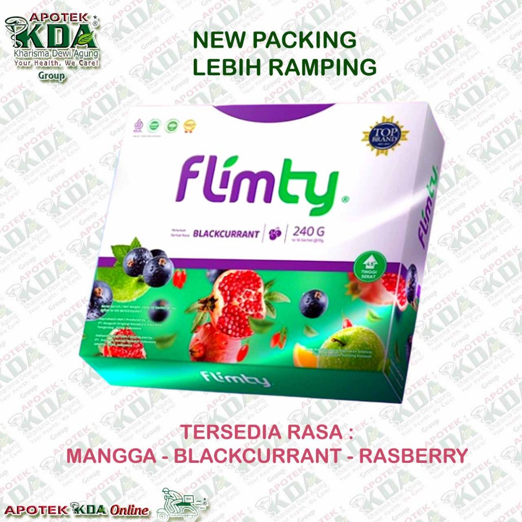 Jual FLIMTY FIBER ORIGINAL KEMASAN BARU ISI 16 SACHET | Shopee Indonesia