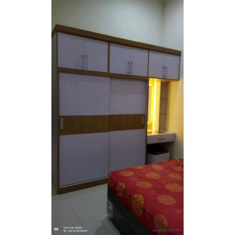 Jual custome lemari utama //multiplek / pvc 18 mm anti rayap ber ...