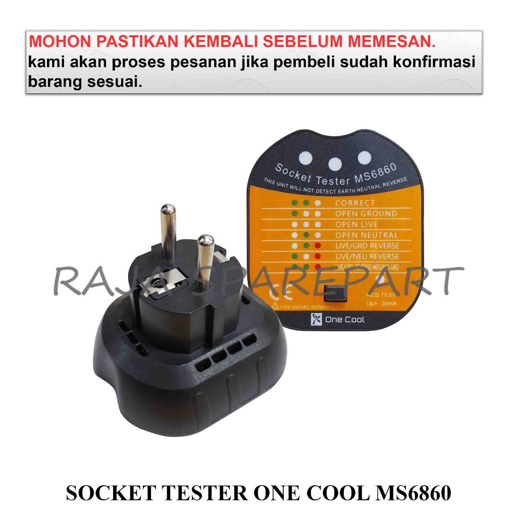 Jual ALAT TESTER LISTRIK / SOKET TESTER UJI LISTRIK / SOCKET TESTER ONE ...