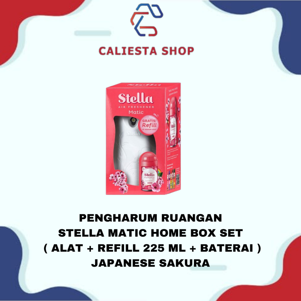 Jual Stella Air Freshener Home Matic Box Set - Japanese Sakura | Shopee ...