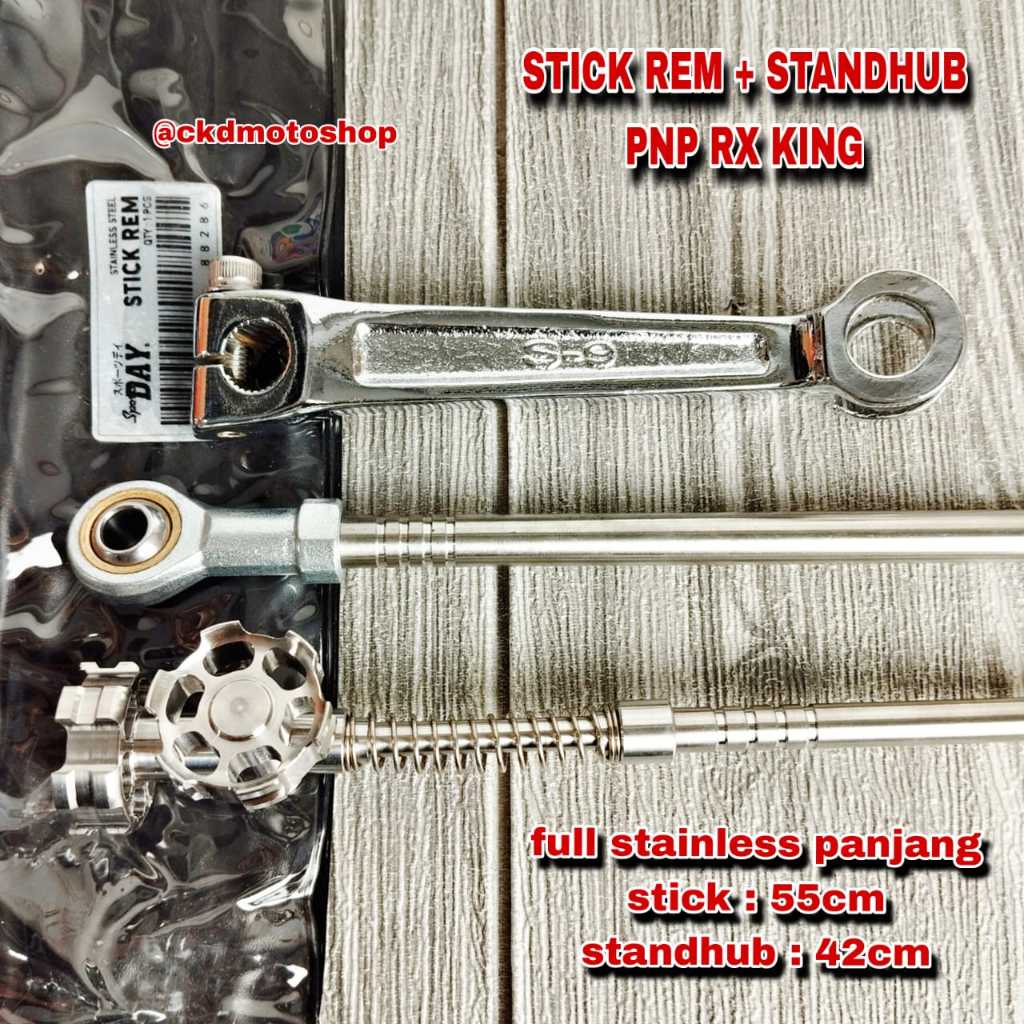 Jual STIK REM PLUS STANDHUB STAINLESS PNP RX KING SPORSDAY | Shopee ...