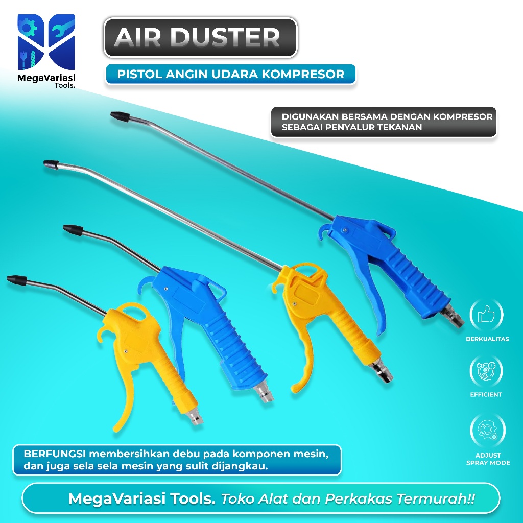 Jual Air Blow Gun Pistol Angin Udara Kompresor Compressor Coupler Air ...