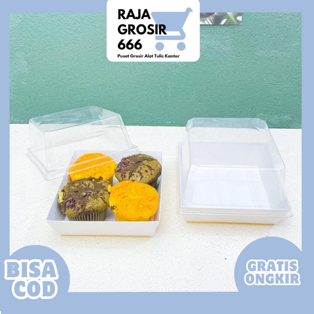 Jual UKURAN BESAR 13 X 14 X 8.5 KOTAK ROLLCAKE PERSEGI MIKA KOTAK BOX ...
