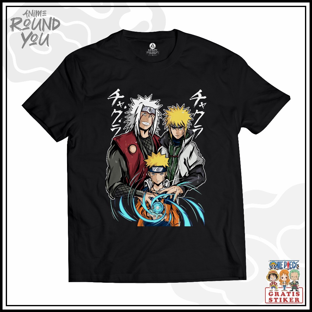 Jual Kaos Minato Jiraiya Naruto 0074 Baju Anime katun 24s Jepang T ...